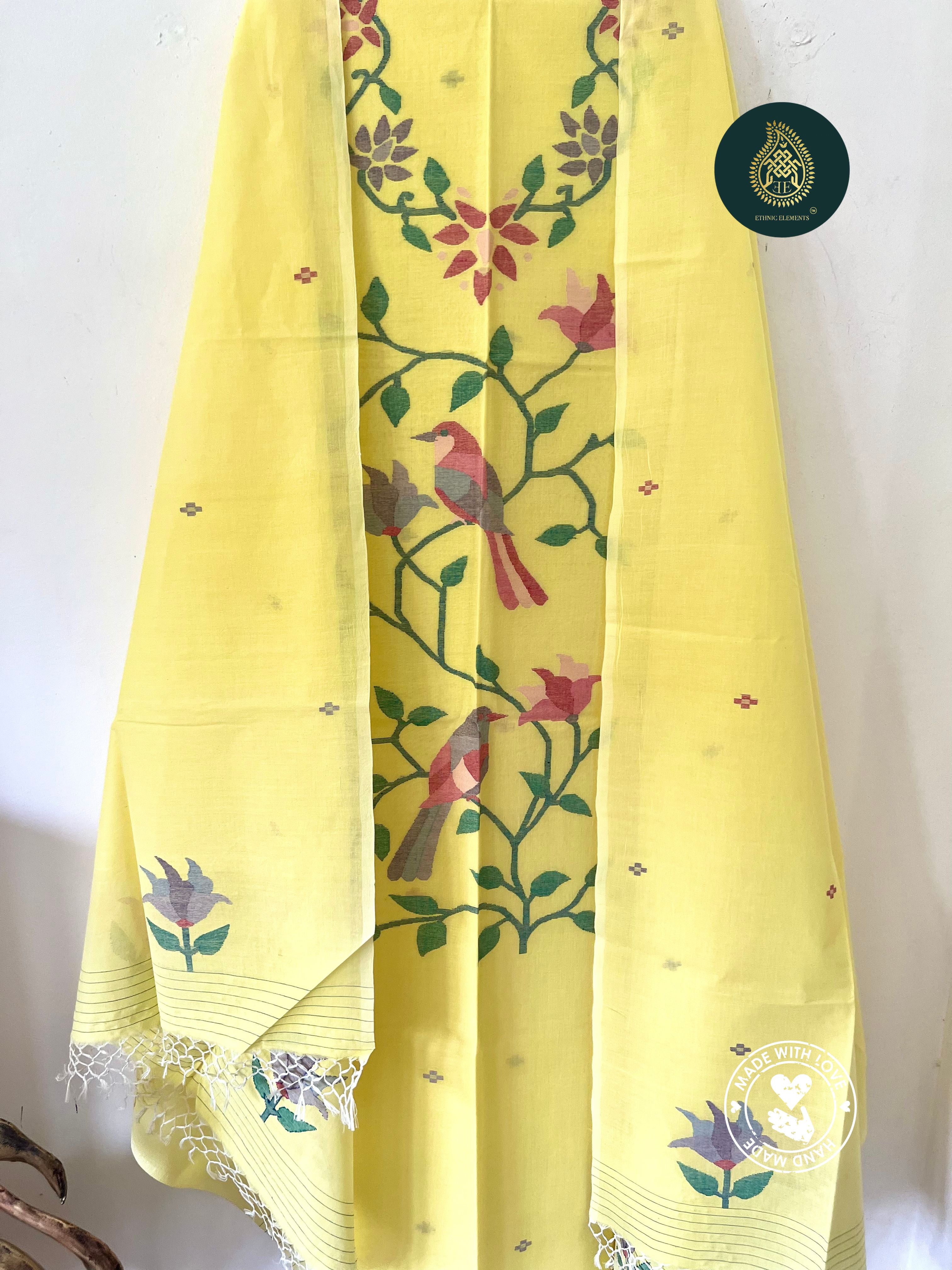 Jamdani Premium Cotton Suits – EthnicElement